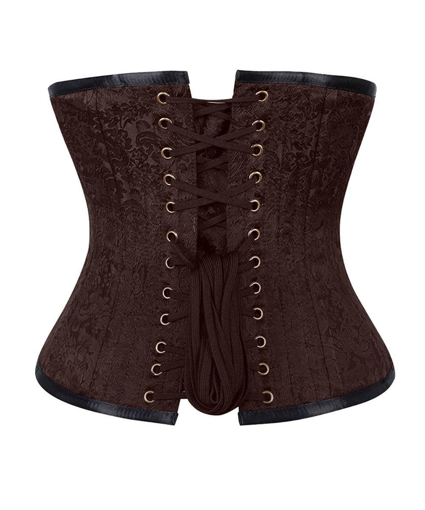 Steel Boned Steampunk Waist Training Corset – Trivium